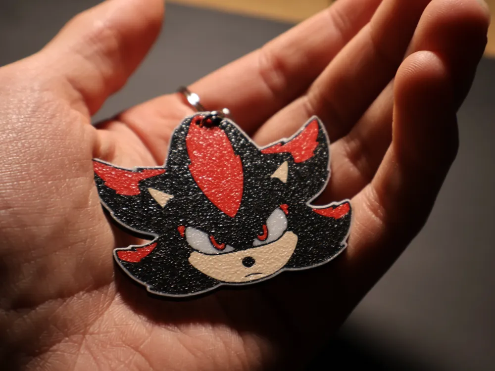 Shadow Keychain (Sonic the Hedgehog) by Drak - MakerWorld