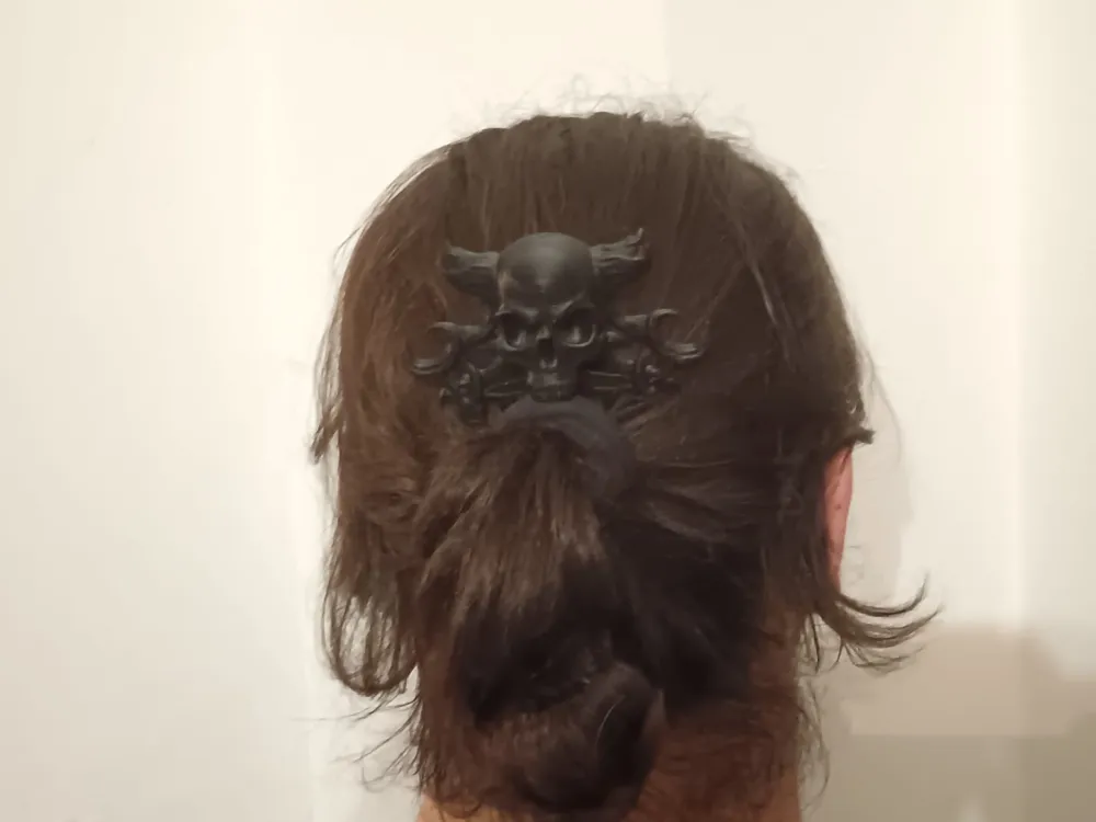 Demon Skull Hair Combs - Set 02 by Aleandrus MakerWorld: Download Free ...