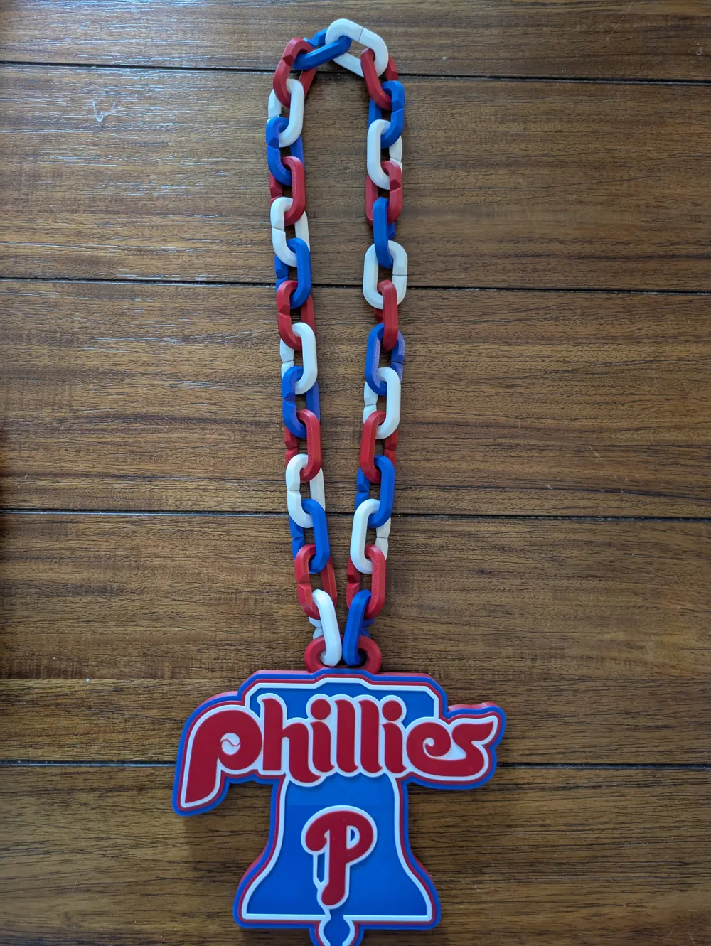 Philadelphia Phillies oversized logo pendant chain by Happy Day Fun ...