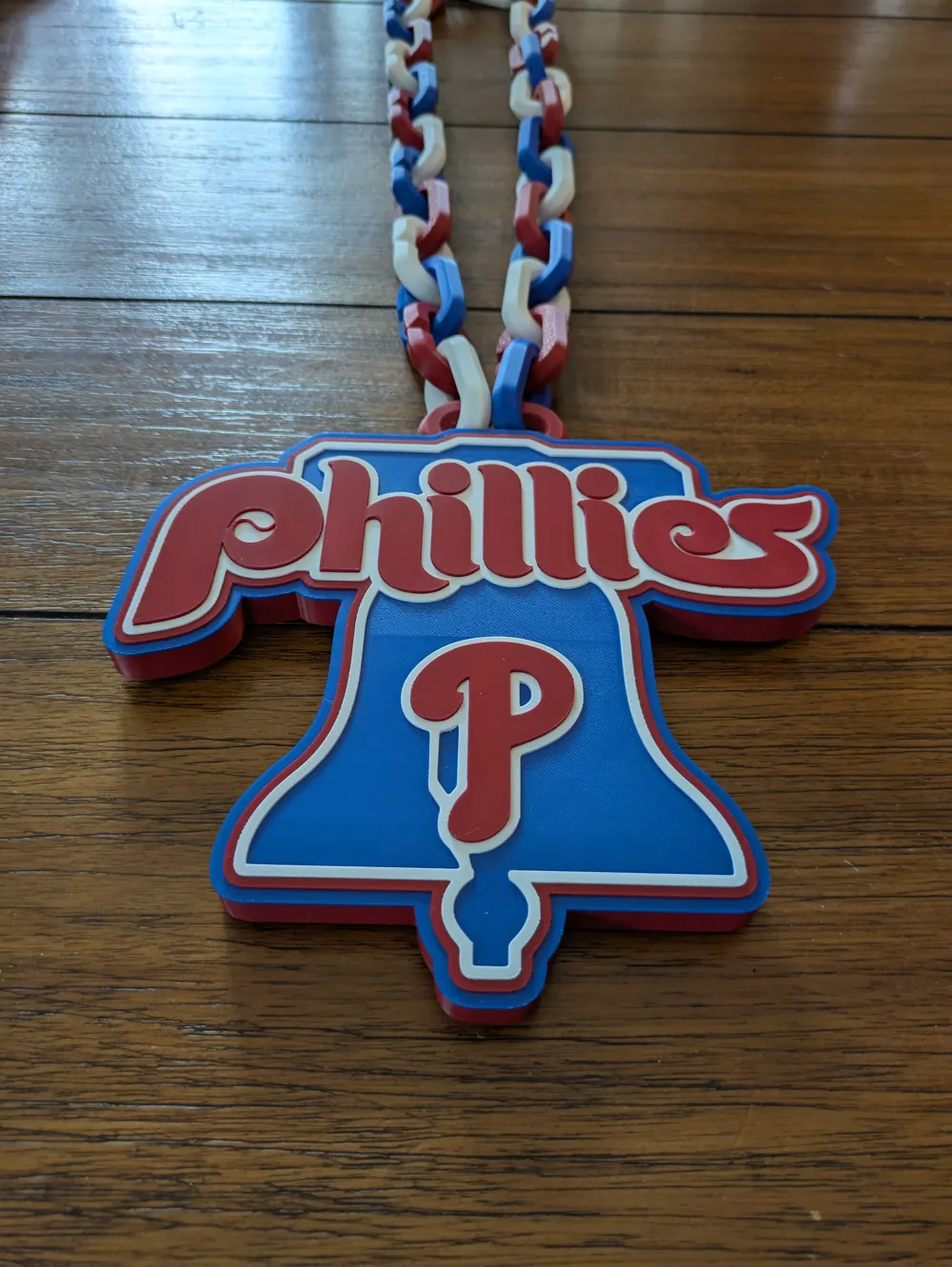 Philadelphia Phillies oversized logo pendant chain by Happy Day Fun ...