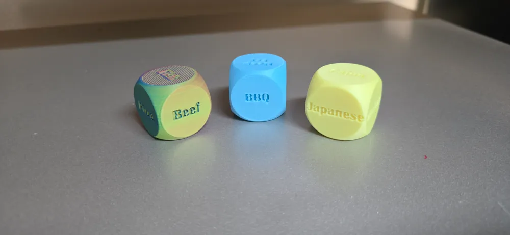 Food Dice - Home Edition Remixed by MattHimSelph - MakerWorld
