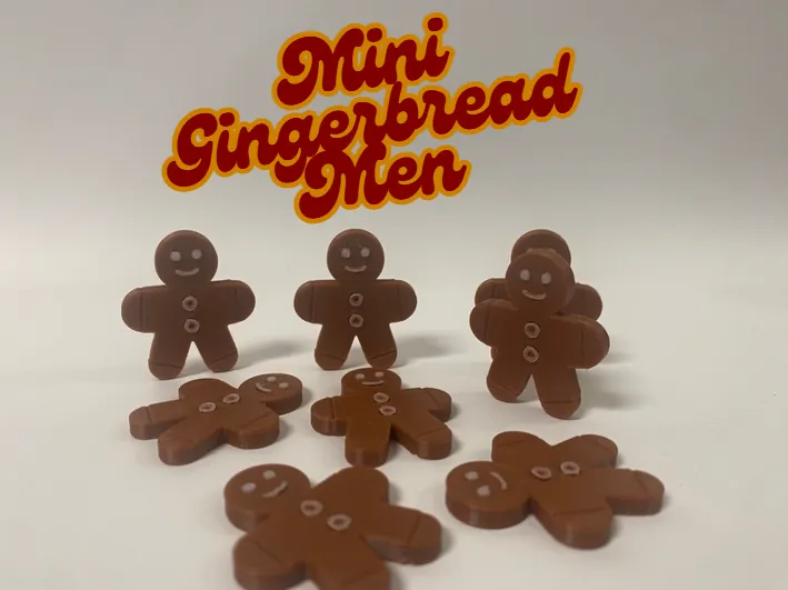 Mini Gingerbread Men by Type1Printing - MakerWorld