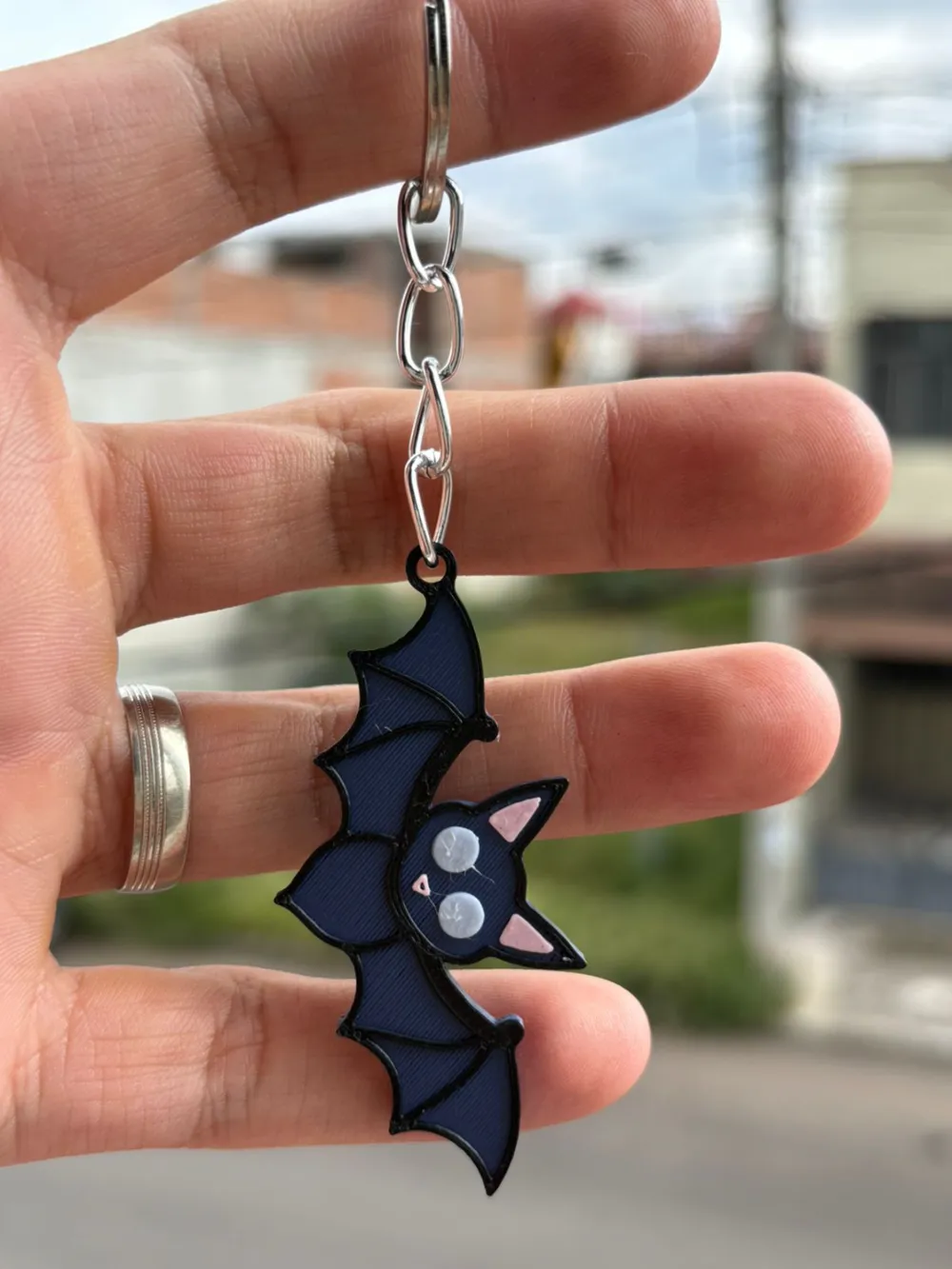 Bat Keychain by 3Design.Center MakerWorld: Download Free 3D Models