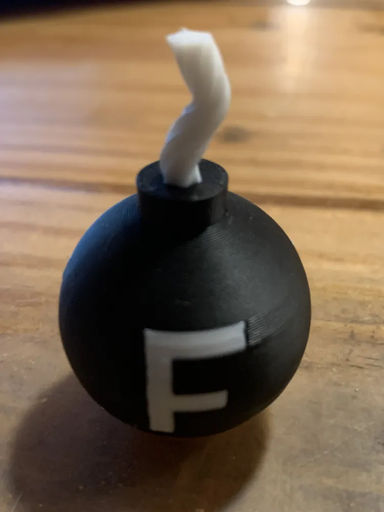 F-Bomb - Free 3D Print Model - MakerWorld
