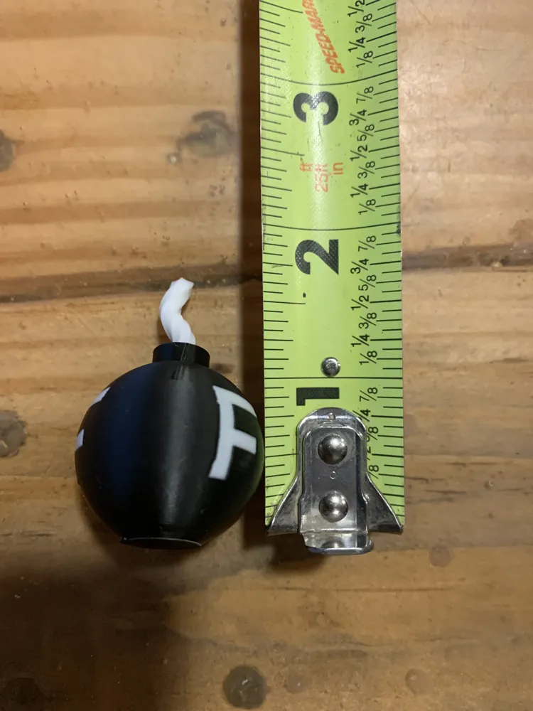 F-Bomb - Free 3D Print Model - MakerWorld