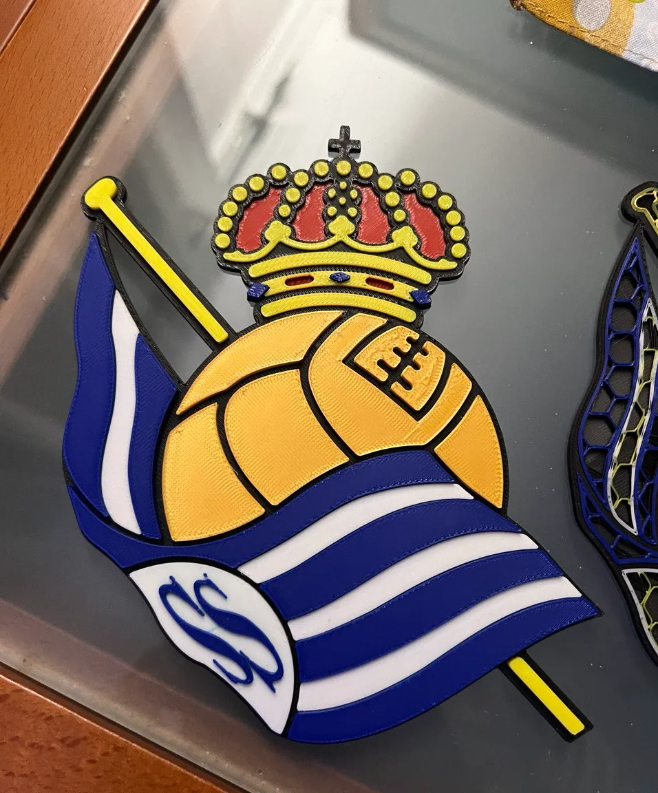 Escudo | Real Sociedad Badge by Wamba - MakerWorld