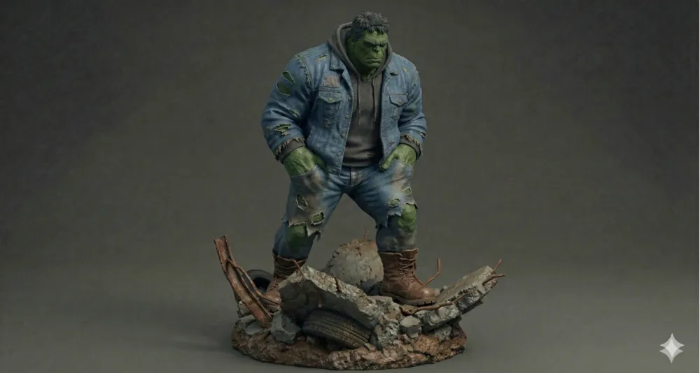 Urban Hulk: Smashing Street Style - Free 3D Print Model - MakerWorld