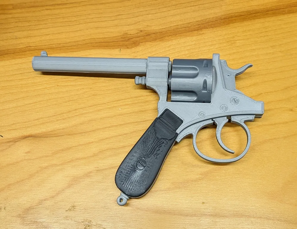 Backwards Revolver Gun (fake, non functional prop) Remixed by t147caddy ...
