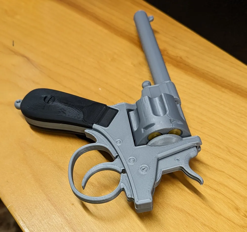 Backwards Revolver Gun (fake, non functional prop) Remixed by t147caddy ...