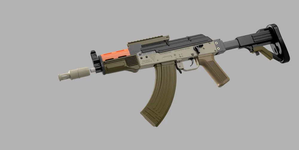 Poland AK 47 FB Mini-Beryl wz. 96 assault rifle by 补补觉去 MakerWorld ...