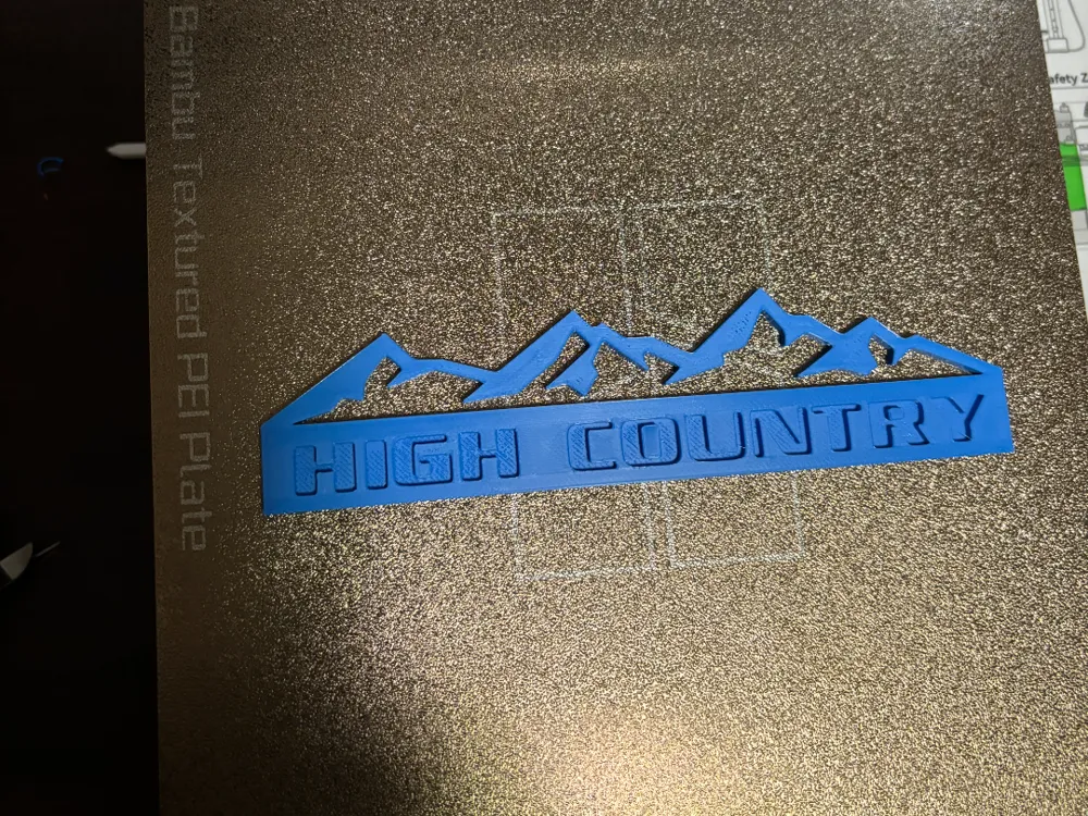 Chevy High Country Badge V2 by ahouston - MakerWorld