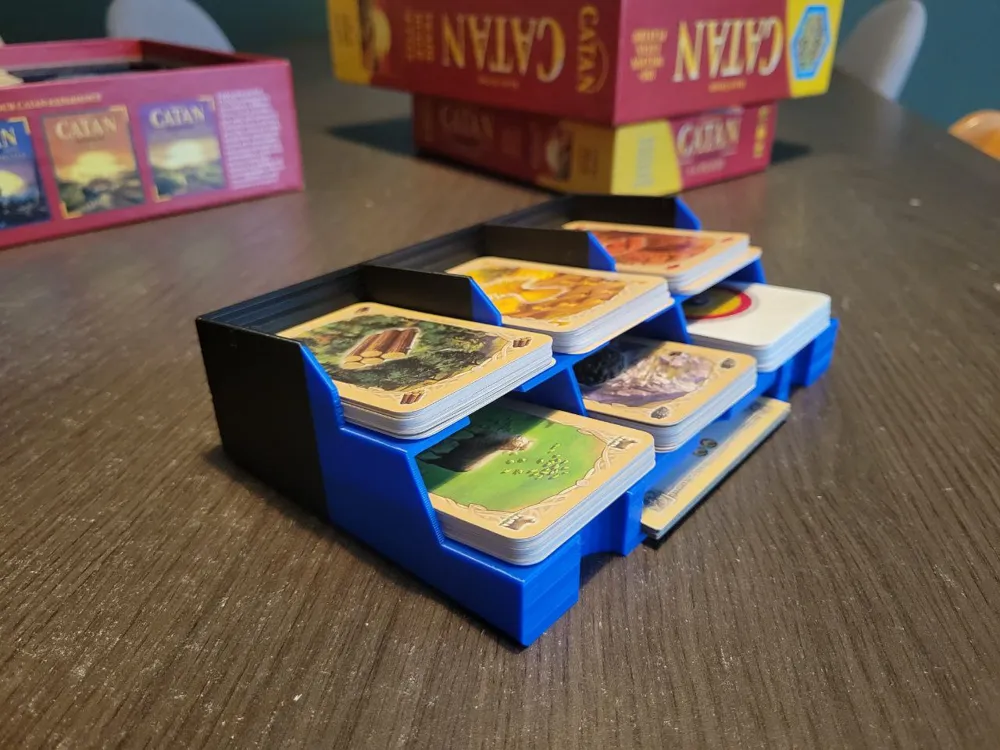 Catan card holder tray by mac93 MakerWorld: Download Free 3D Models