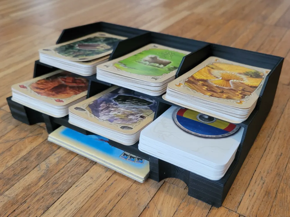Catan card holder tray by mac93 MakerWorld: Download Free 3D Models