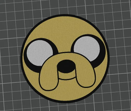 Adventure time Jake coaster by svest1466 - MakerWorld