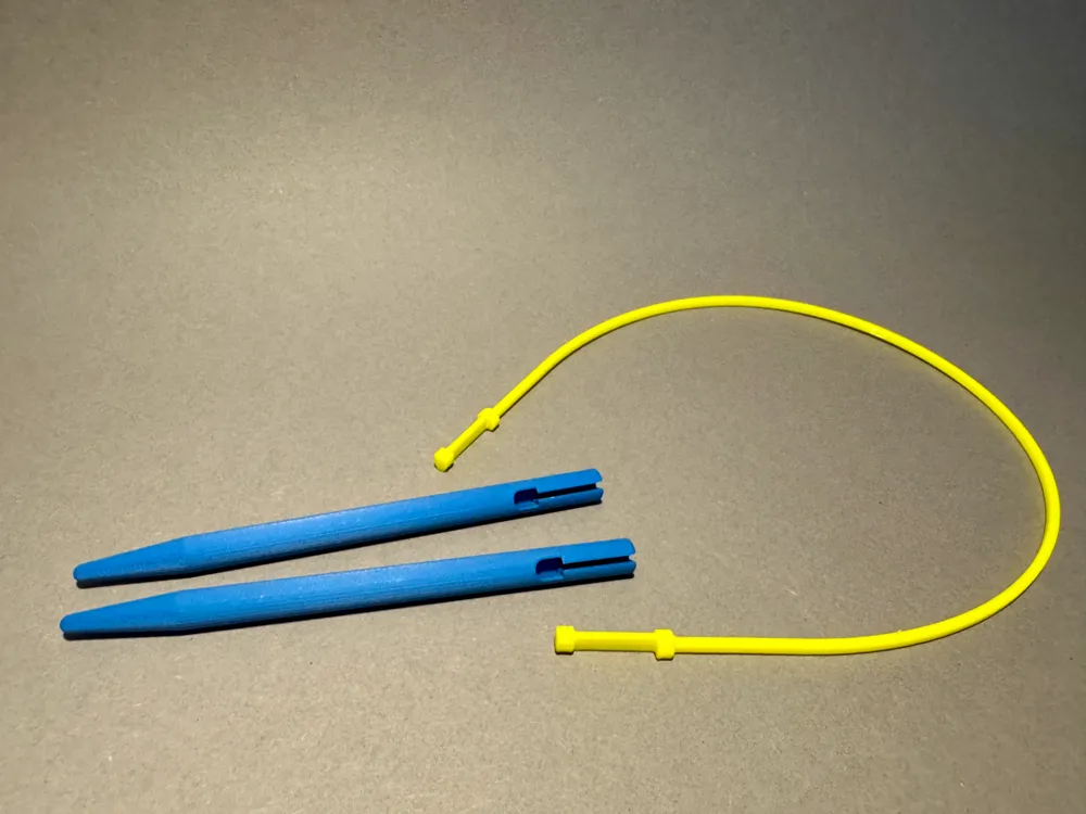 circular knitting needles in 4 dia. and 5 lengths - Free 3D Print Model ...