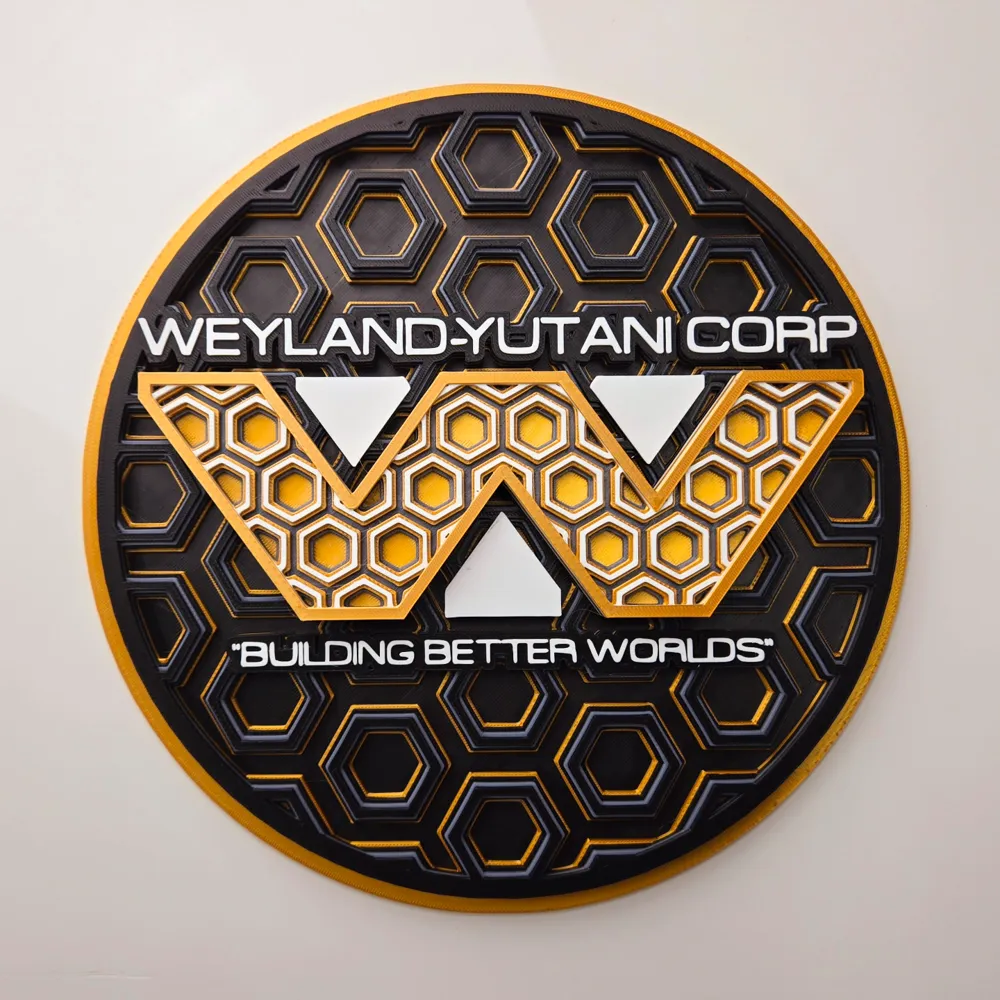 Weyland-Yutani (Alien) Dimensional Mosaic by w3r3wolv3s - MakerWorld
