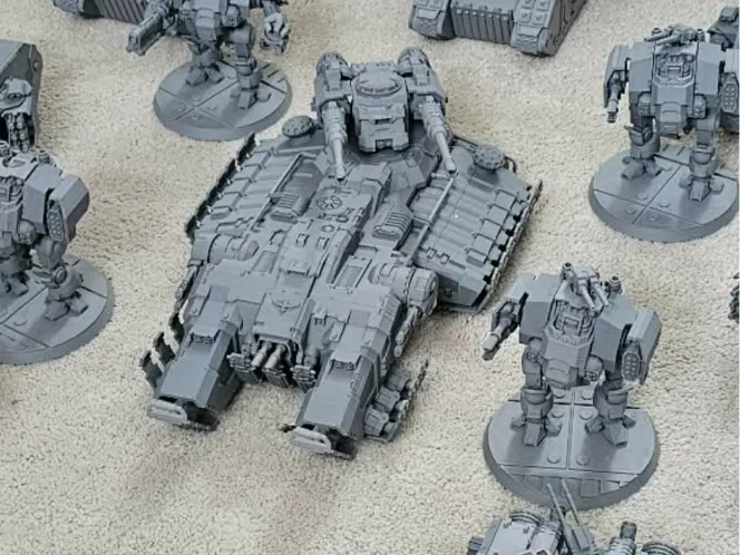 40k Space Marine Astraeus Superschwerer Kampfpanzer – Kostenloses 3D ...