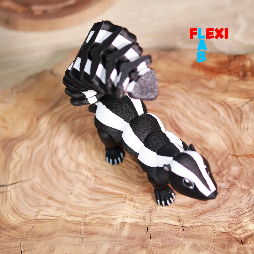 Flexi Skunk Articulated by FlexiLAB MakerWorld: Download Free 3D Models