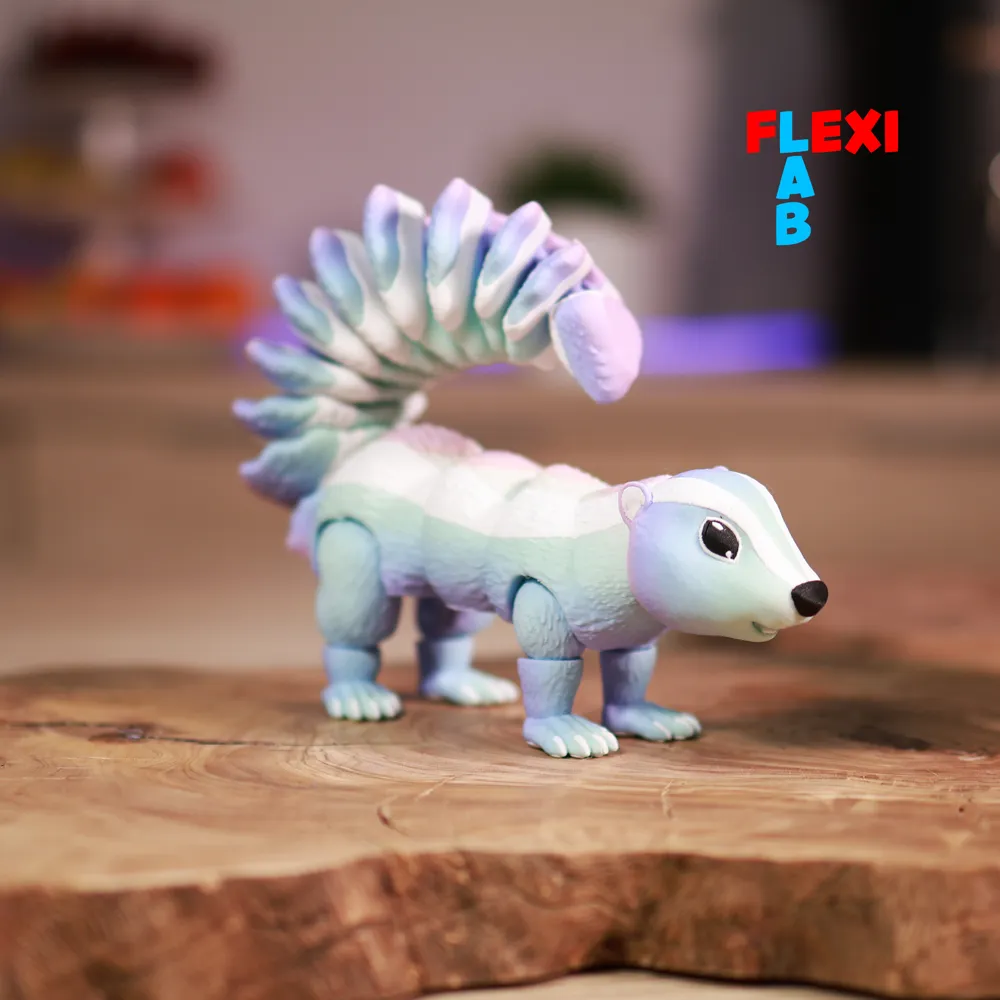 Flexi Skunk Articulated by FlexiLAB MakerWorld: Download Free 3D Models