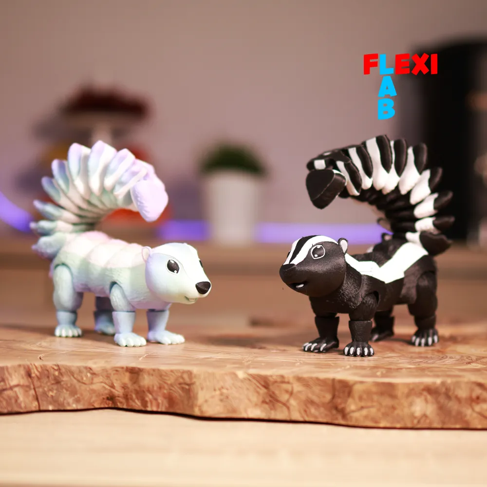 Flexi Skunk Articulated by FlexiLAB MakerWorld: Download Free 3D Models