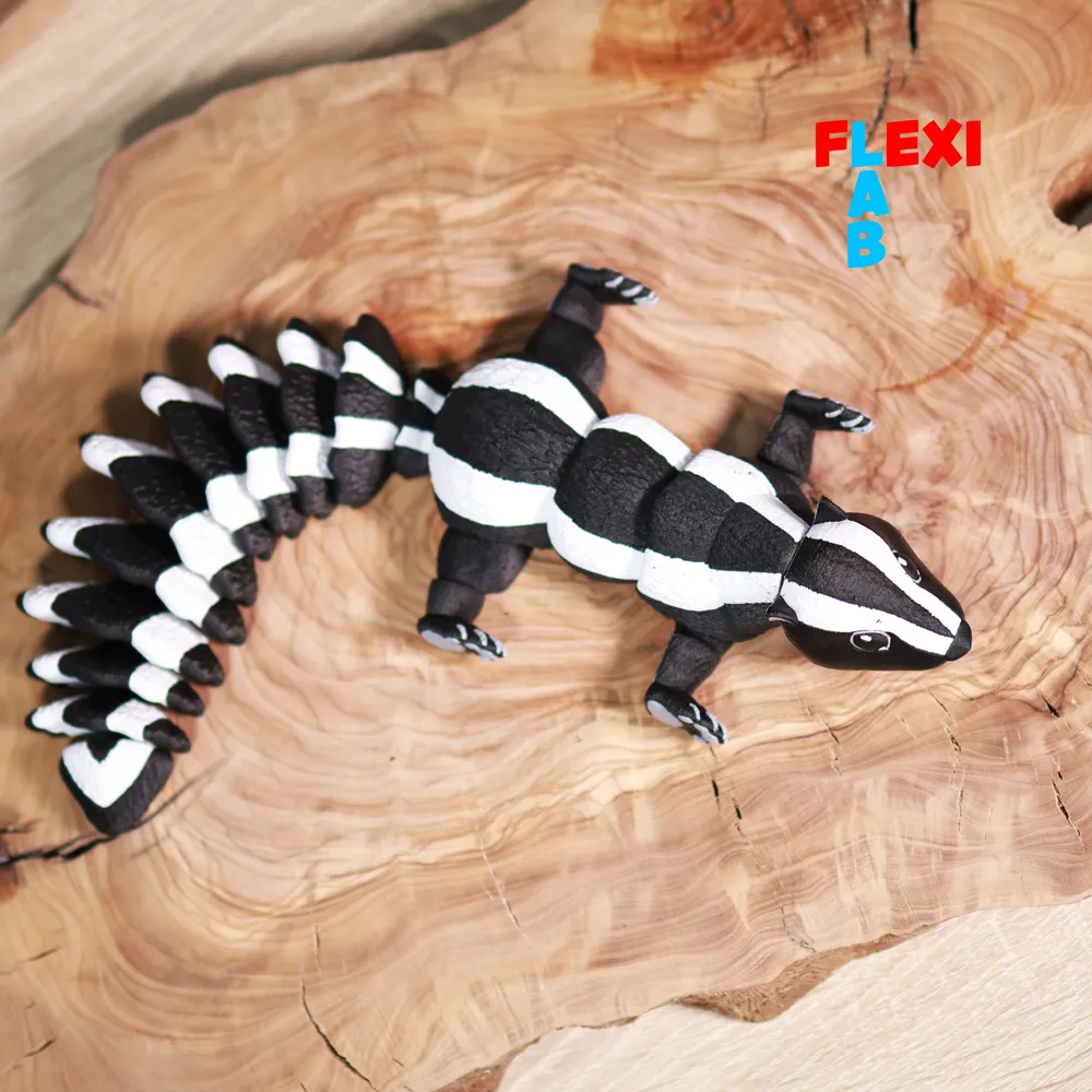 Flexi Skunk Articulated by FlexiLAB MakerWorld: Download Free 3D Models