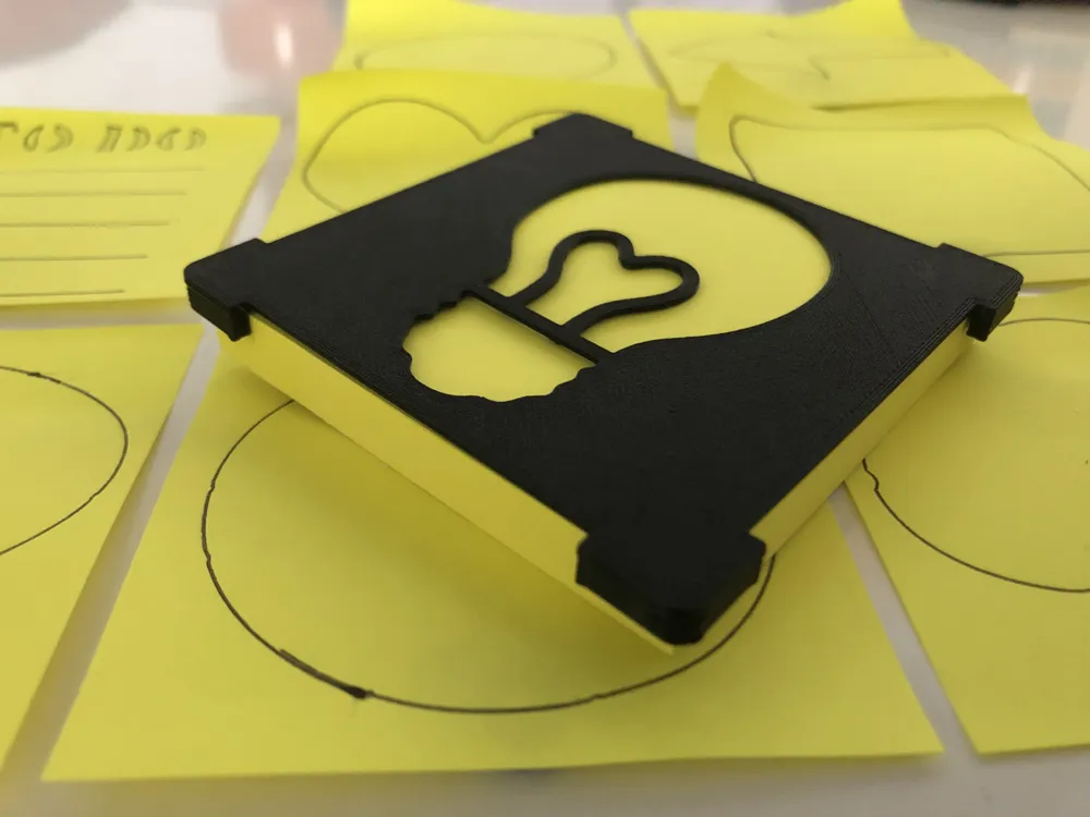 Post-it Note stencils - Free 3D Print Model - MakerWorld