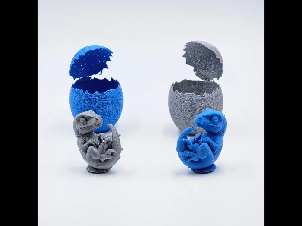 Dino - Egg - Velociraptor - Free 3D Print Model - MakerWorld