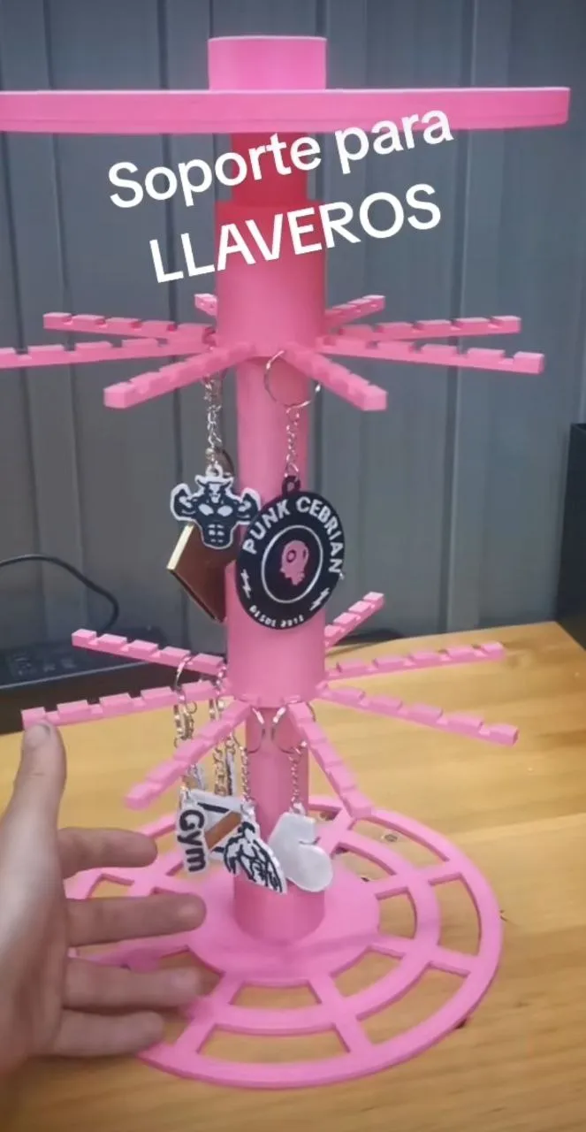 Modular and Rotating Keychain Holder - Free 3D Print Model - MakerWorld