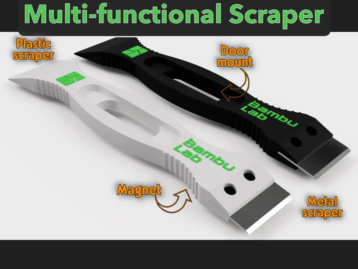 Multi-functional Scraper - Free 3D Print Model - MakerWorld