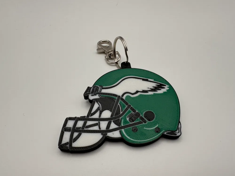Philadelphia Eagles Keychain - Free 3D Print Model - MakerWorld