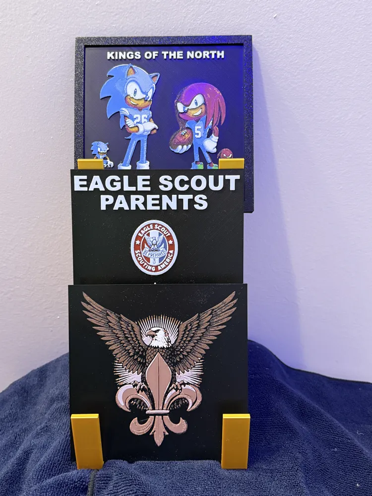 HueForge Display Stand - 3 Tier by Viola's HueForge MakerWorld ...