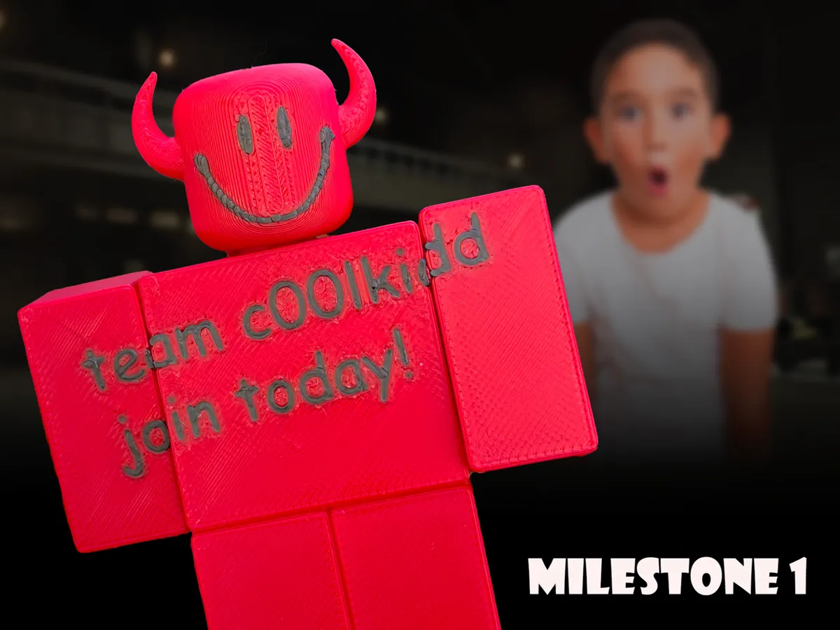 Roblox Forsaken Team Coolkid Milestone1 minifigure - Free 3D Print ...