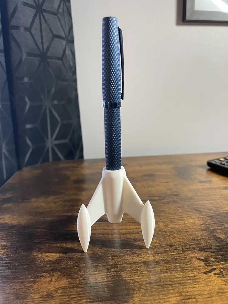 Rocket Spaceship Pen holder, 3 sizes by polymerengineering MakerWorld ...