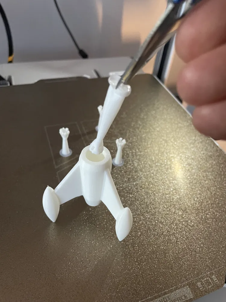 Rocket Spaceship Pen holder, 3 sizes by polymerengineering MakerWorld ...