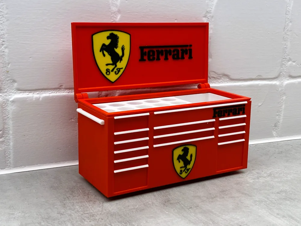 Ferrari SF desk Work Toolbox Pen Holder organizer by Mrtk1970 - MakerWorld