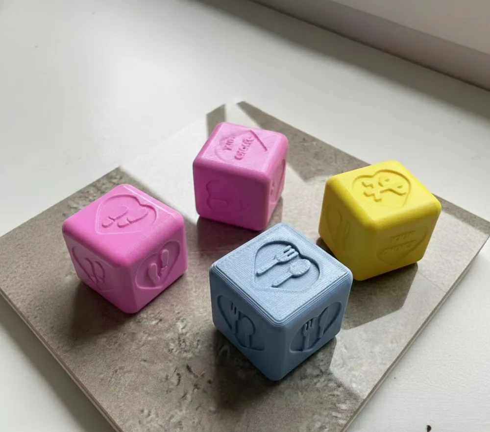 Date Night Decision Dice - Free 3D Print Model - MakerWorld