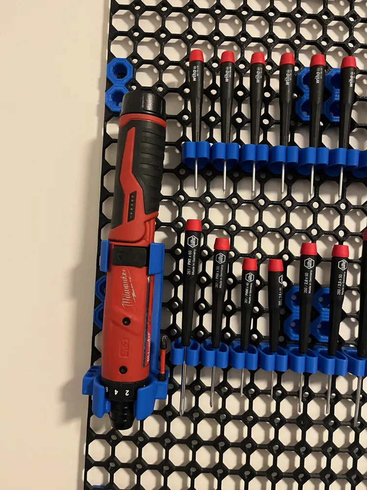 Milwaukee M4 Screwdriver Holder Multiboard by hgriswold85 MakerWorld: Download Free 3D Models