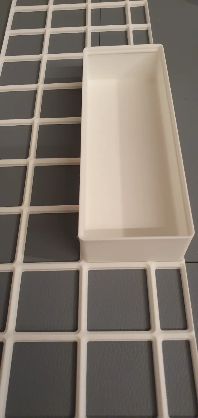 Gridfinity Simple Bin, half grid - all sizes - Free 3D Print Model ...