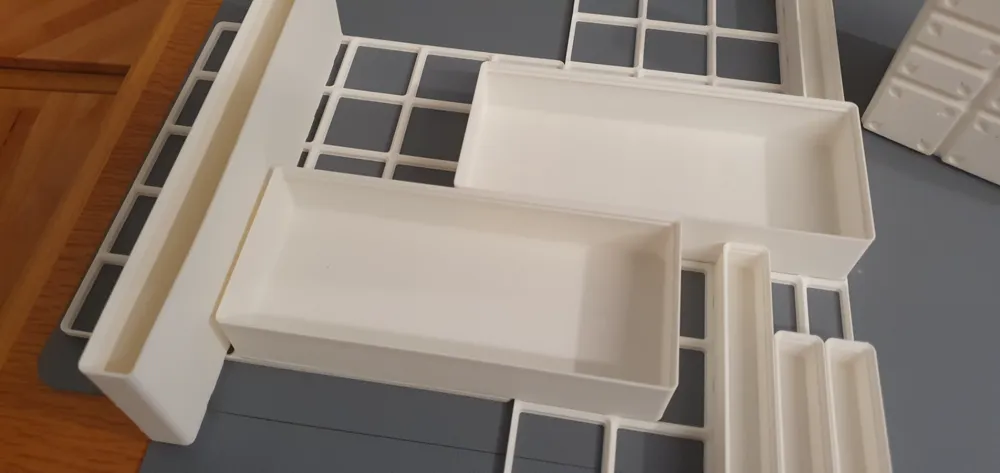 Gridfinity Simple Bin, half grid - all sizes - Free 3D Print Model ...