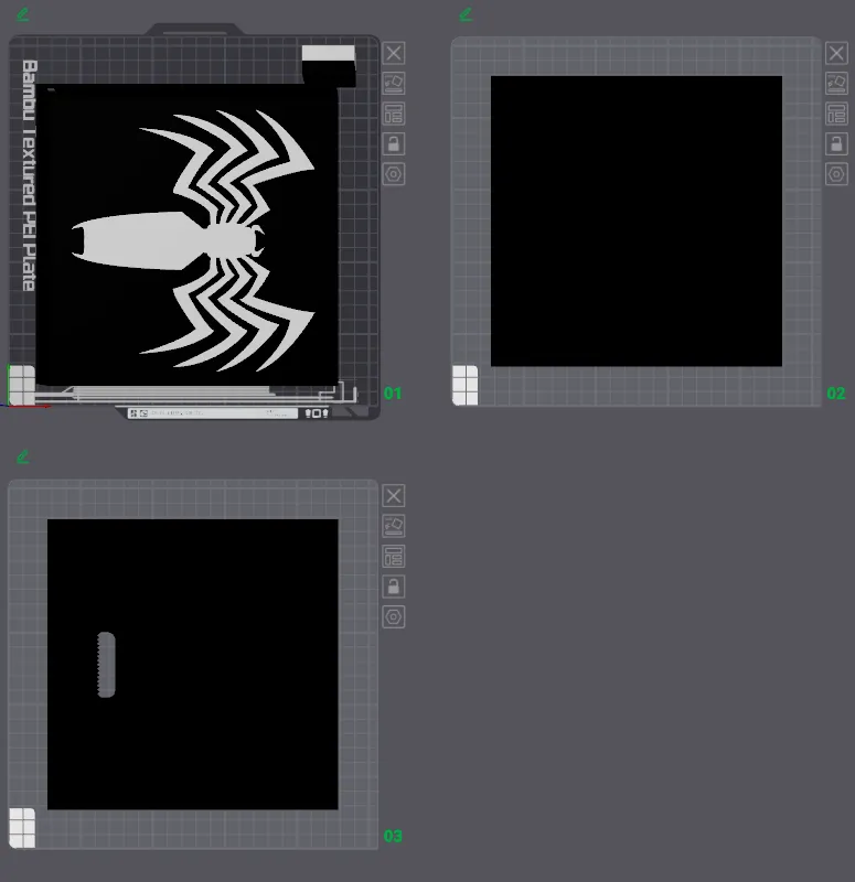 Venom symbol LED lamp by BeeTee 3D - MakerWorld