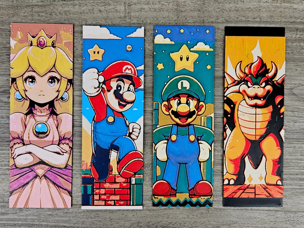 Super Mario Brothers -- Mario and Luigi Bookmarks by BusyKikiBee ...