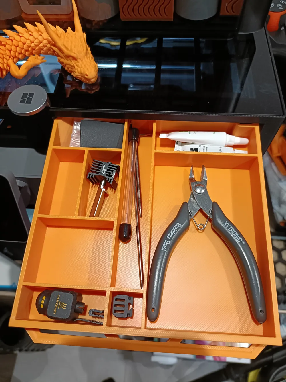 P2S riser with tool drawer and system ventilation - Free 3D Print Model ...