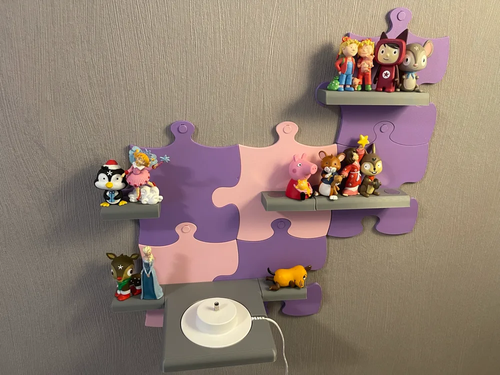 Tonie Figure shelf with Tonie Box holder by Levytek - MakerWorld