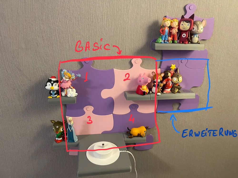 Tonie Figure shelf with Tonie Box holder by Levytek - MakerWorld