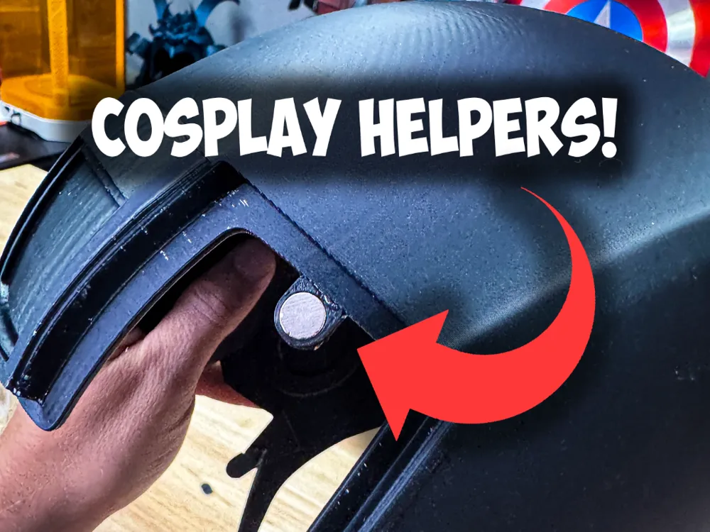 Cosplay Helpers - Easy to Print Magnet Holders - Free 3D Print Model ...