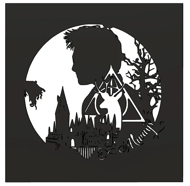 Harry Potter - Wanddeko von Scott-3d MakerWorld: Kostenlose 3D-Modelle ...