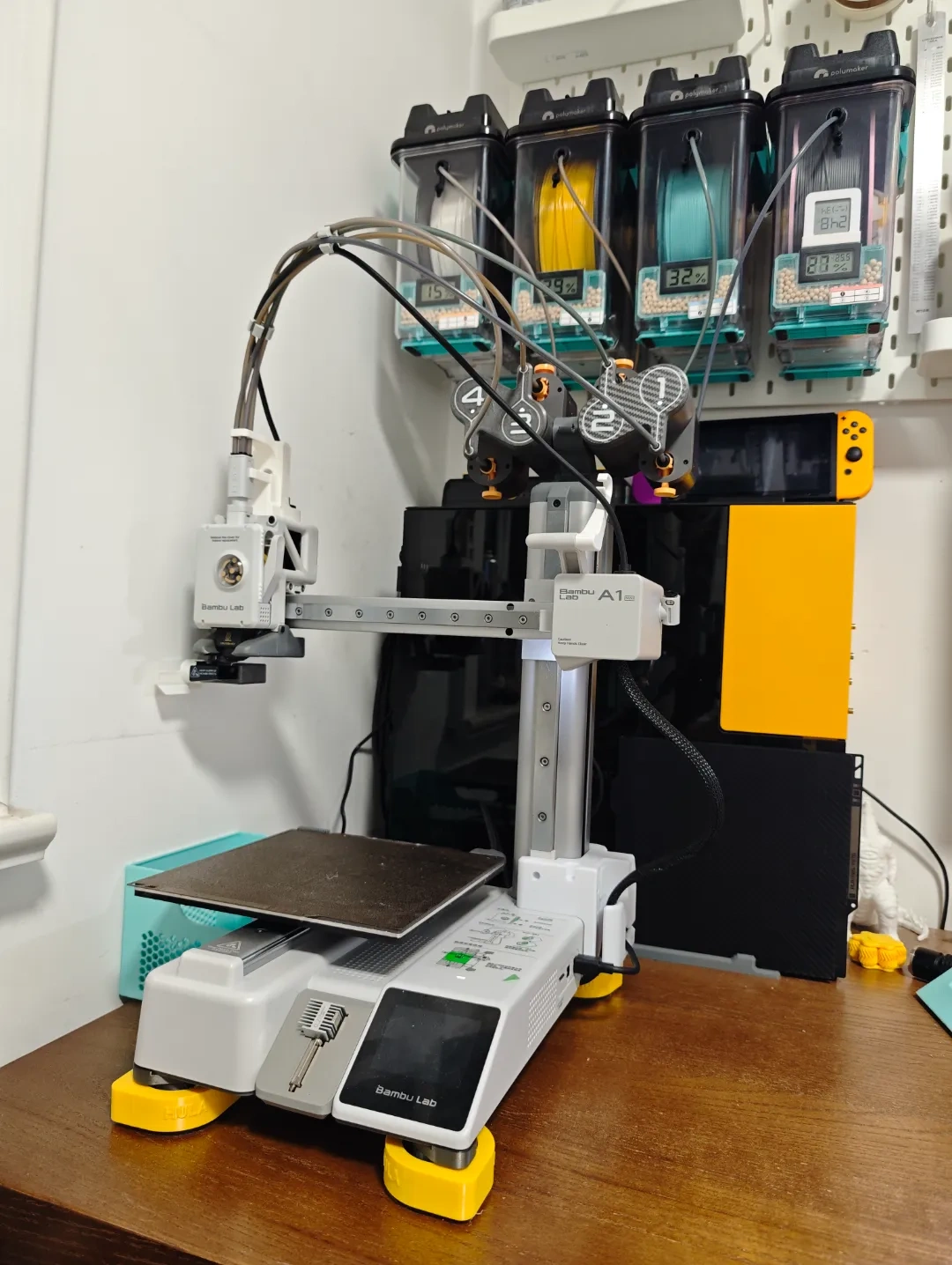 A1 mini AMS lite Z-axis horizontal top mount bracket remix featuring a ...