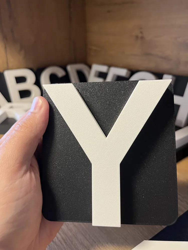 3D Letter "Y" – modular, LED-ready & A–Z series - Free 3D Print Model ...