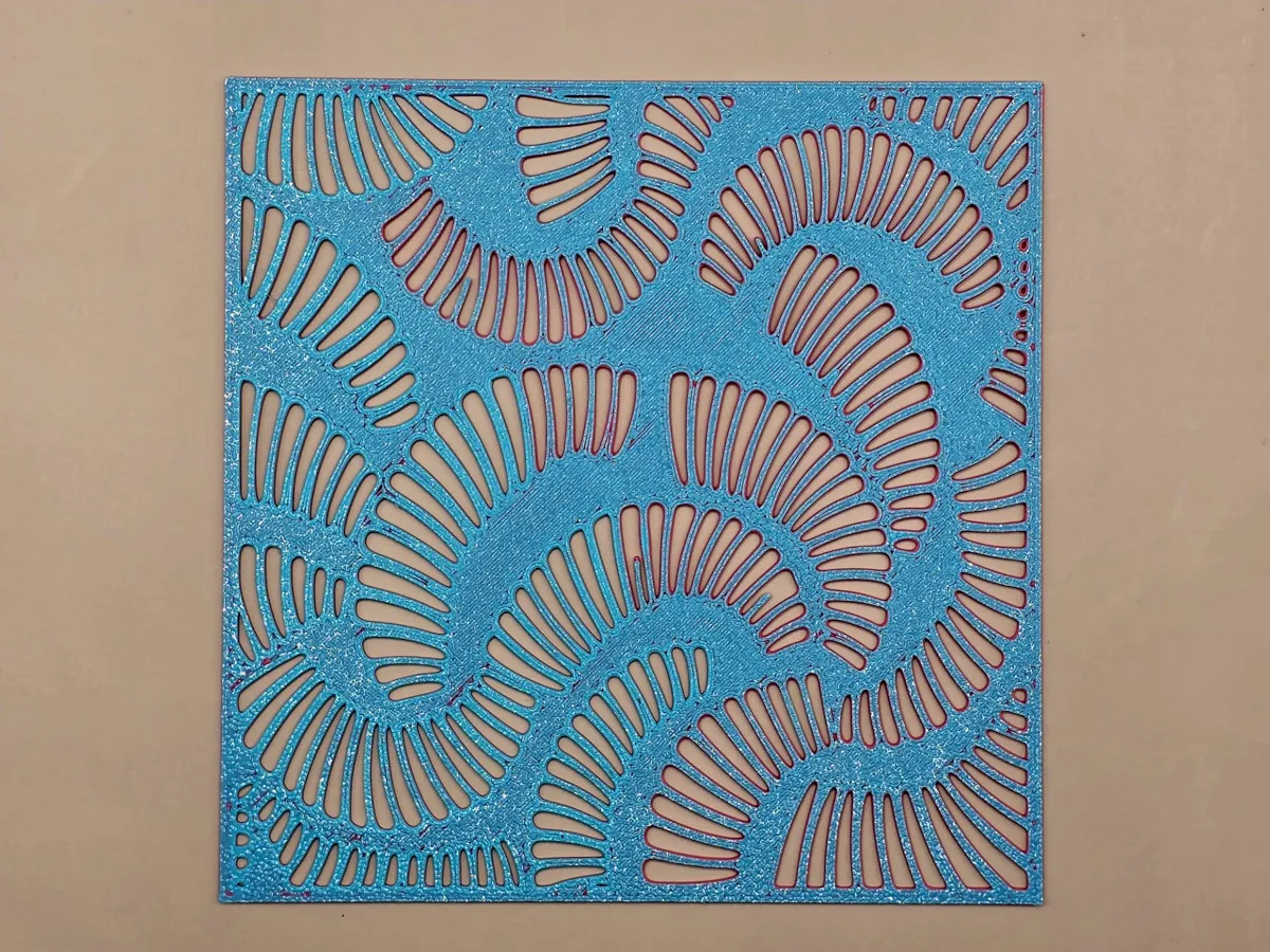 Worm Stripes Stencil Pattern Template - Free 3D Print Model - MakerWorld