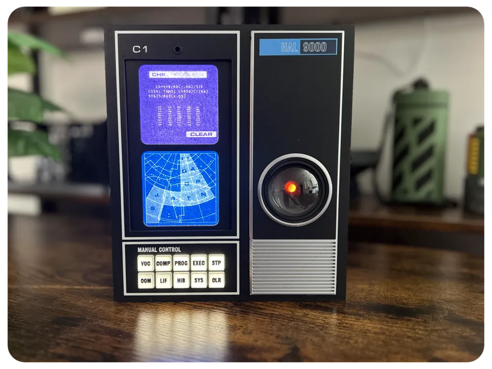 HAL 9000 Terminal - Free 3D Print Model - MakerWorld